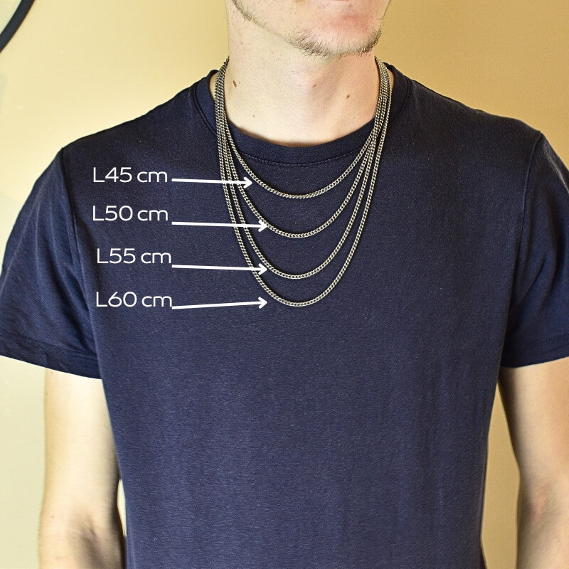 Chaîne collier titane – Bijoux Titane France
